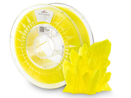 Filament PLA Crystal 1.75mm ELECTRIC YELLOW 1kg | Look&Feel ...