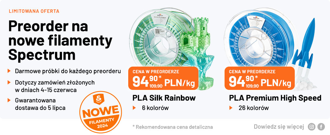 Filament Spectrum PLA SILK Rainbow 1.75mm EARTH BLEND 1kg Earth Blend ...