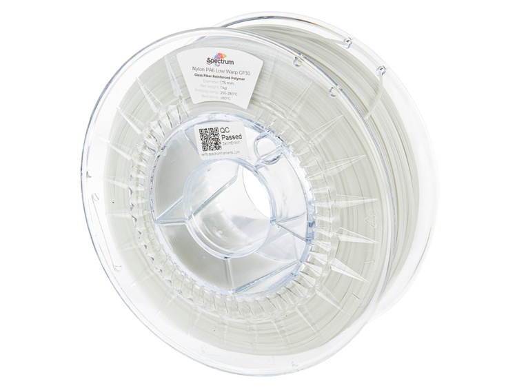 Filament Spectrum PA6 Low Warp GF30 1.75mm NATURAL 1kg | PA \ PA6 Low ...